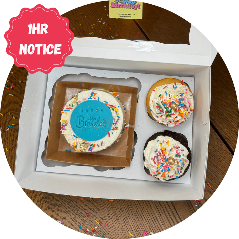 HBD Mini Cake Box | Simply Cakes and Cupcakes