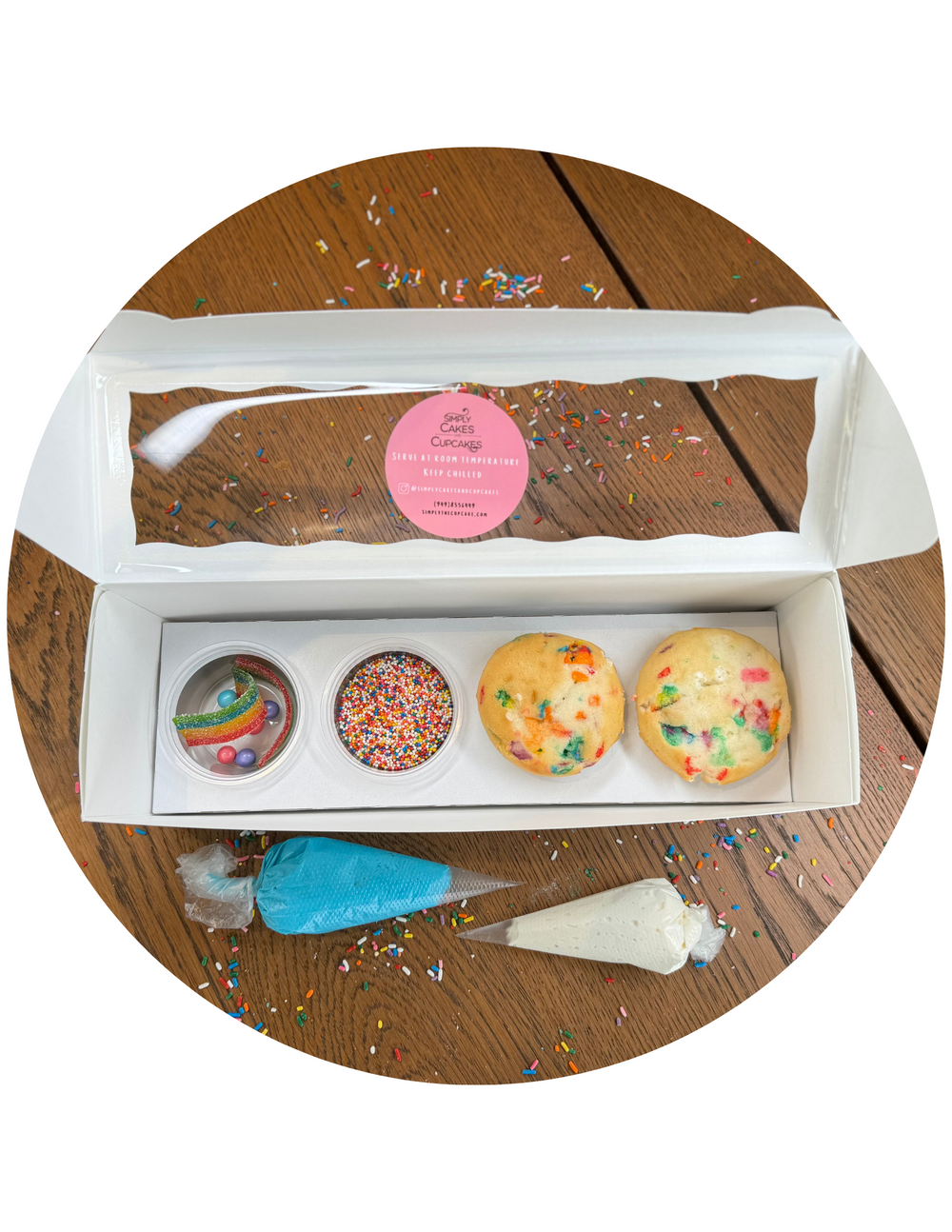 DIY Rainbow Cupcake Decorating Kit | Simply Cakes and Cupcakes